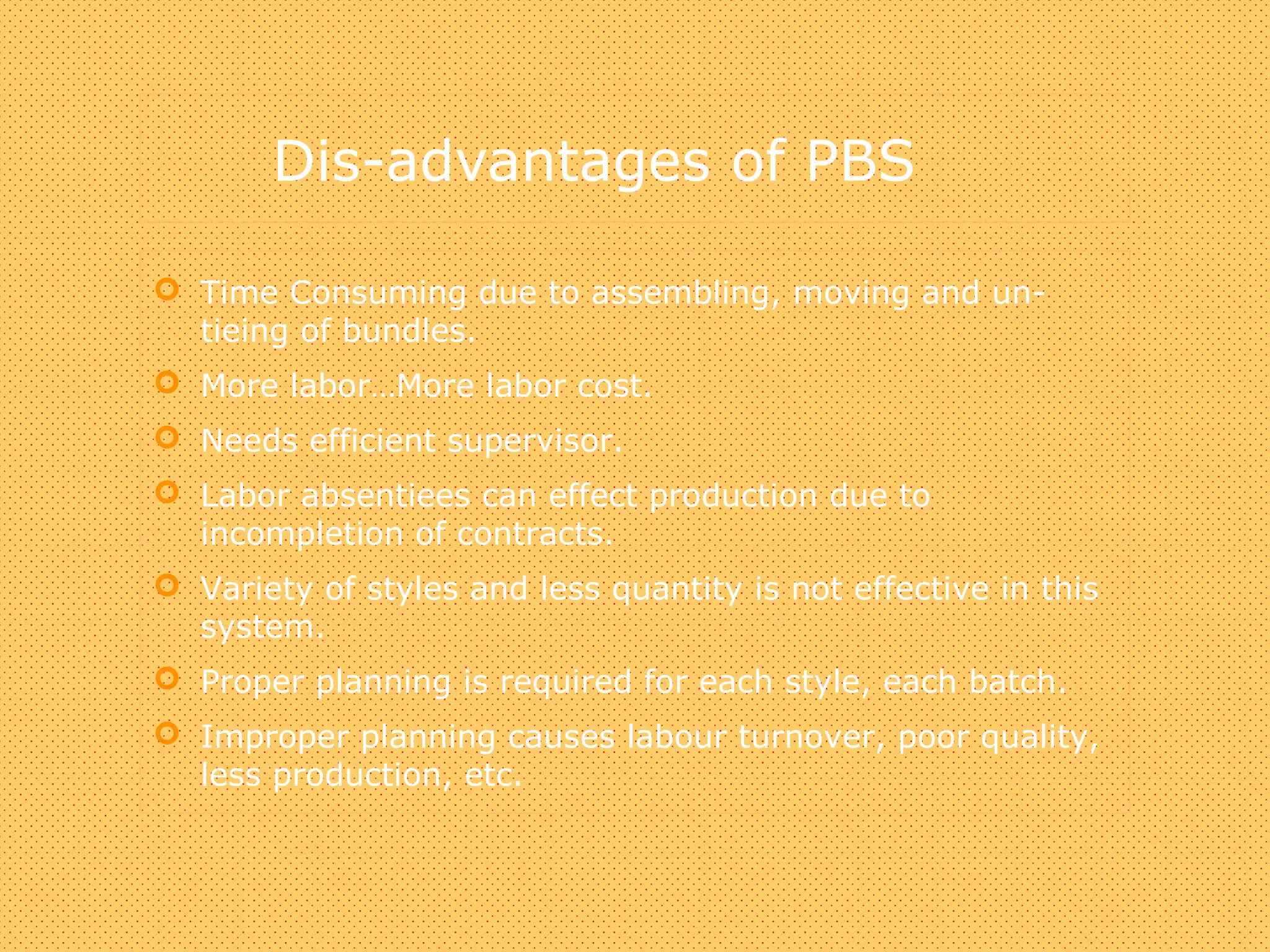 garments production system | PPT