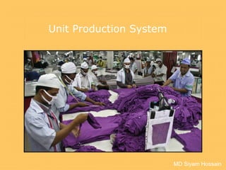 garments production system | PPT