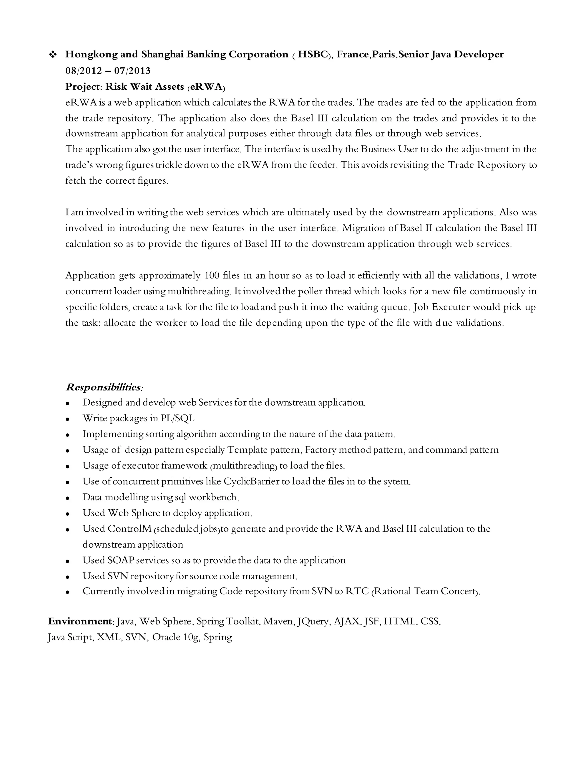 Resume_Sandip_Mohod_Java_9_plus_years_exp | PDF