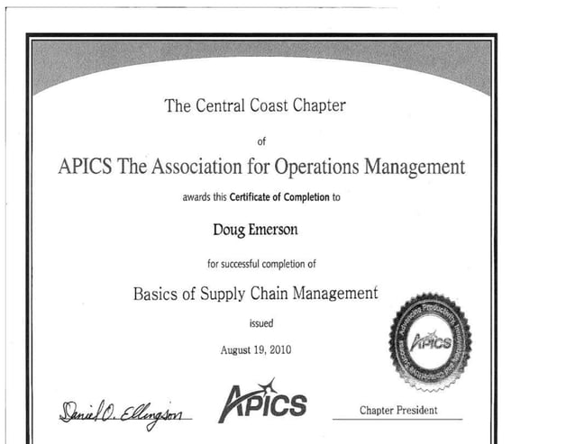 Apics Supply Chain | DOCX