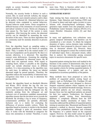 Efficient Way to Identify User Aware Rare Sequential Patterns in Document Streams | PDF ...