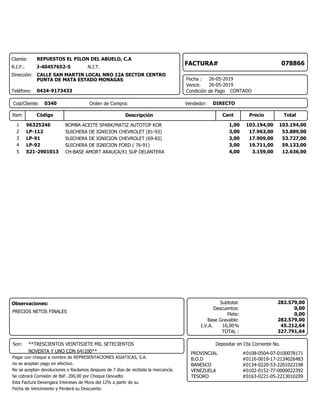 30 Ejemplos de Formatos de Facturas de Ventas a Clientes de eFactory ...