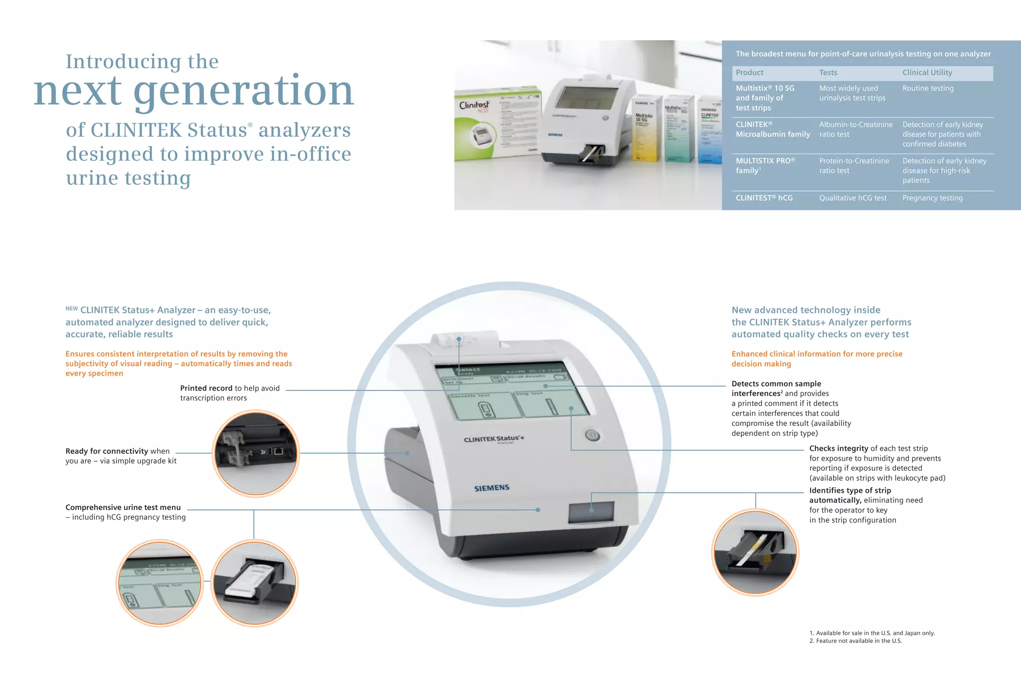 Clinitek_Status_Family Brochure_update_Rev02 | PDF