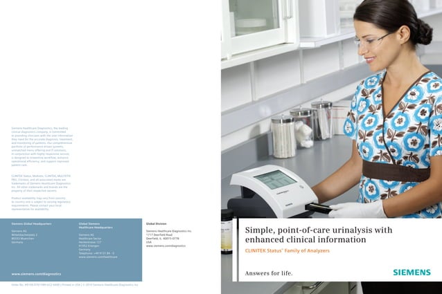 Clinitek_Status_Family Brochure_update_Rev02 | PDF