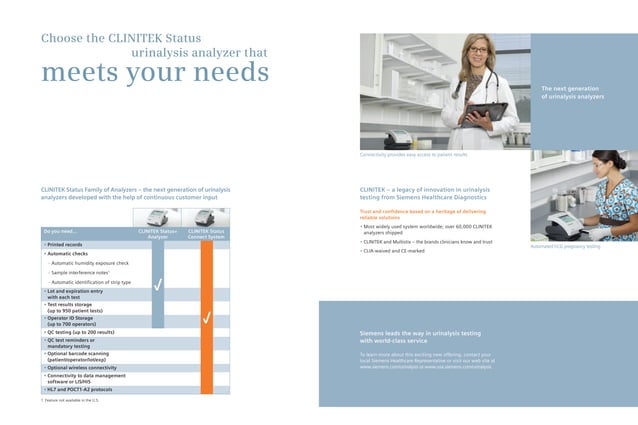 Clinitek_Status_Family Brochure_update_Rev02 | PDF