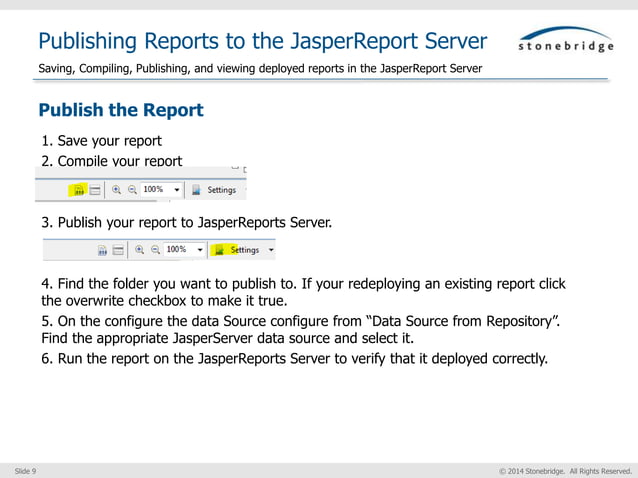 Jaspersoft Studio Quick Start Guide | PPTX | Databases | Computer Software and Applications