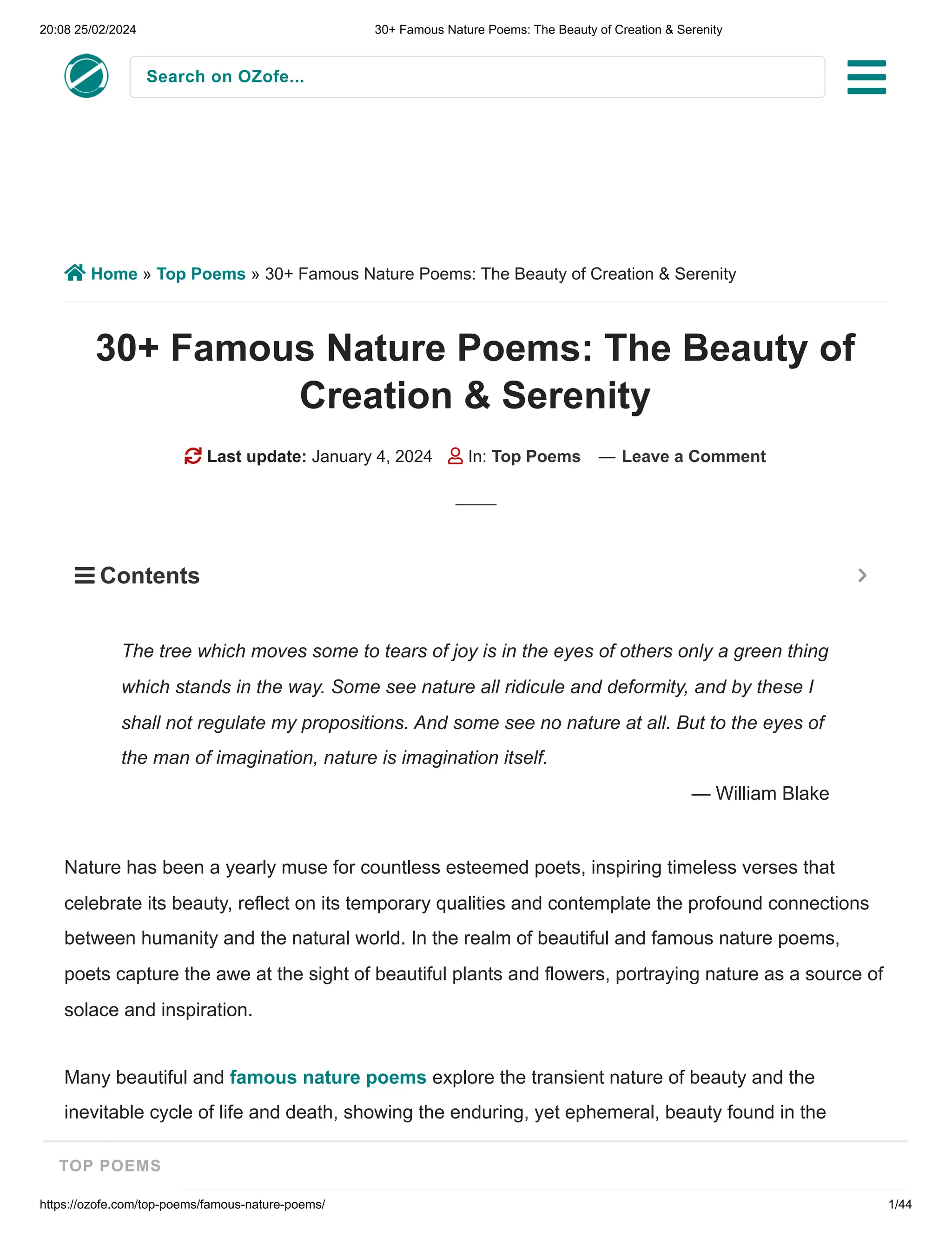 30+ Famous Nature Poems_ The Beauty of Creation & Serenity.pdf