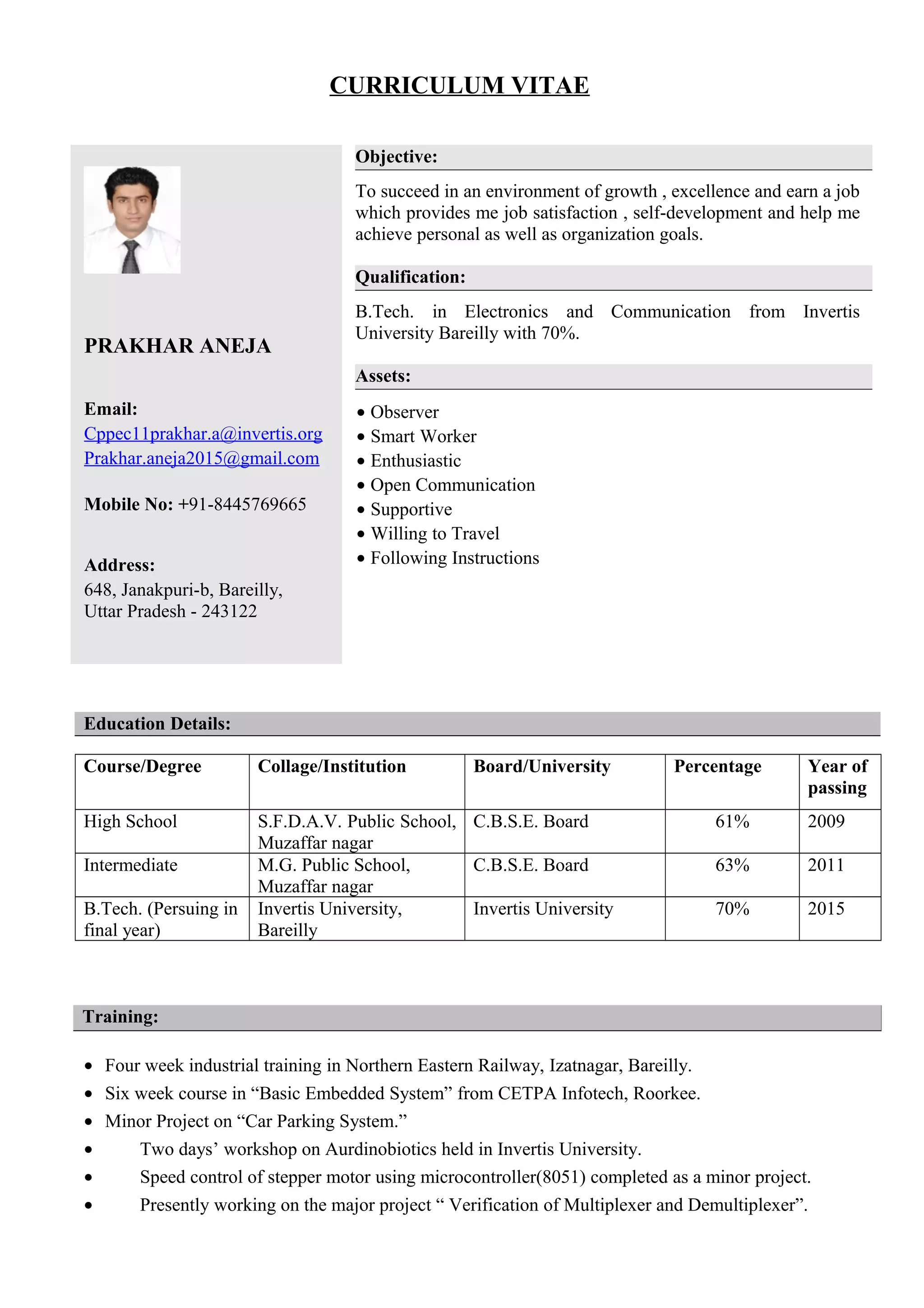 PRAKHAR_RESUME | DOC