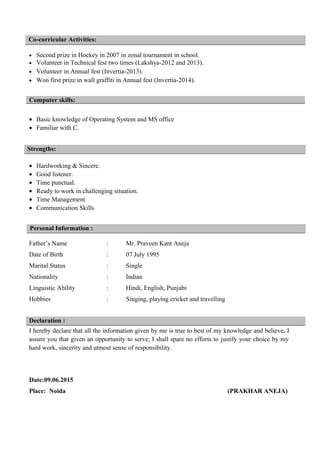PRAKHAR_RESUME | DOC