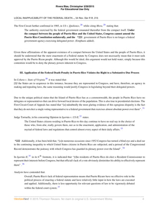 LOCAL INAPPLICABILITY OF THE FEDERAL DEATH PENALTY ACT OF 1994 IN ...