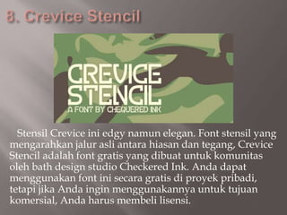 30 font graffiti terbaik | PPTX