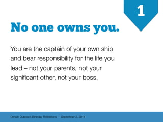 Derwin Dubose's 30 for 30 | PPT