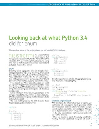30 hidden gems_in_python_3 | PDF