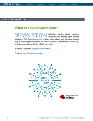 30 hidden gems_in_python_3 | PDF