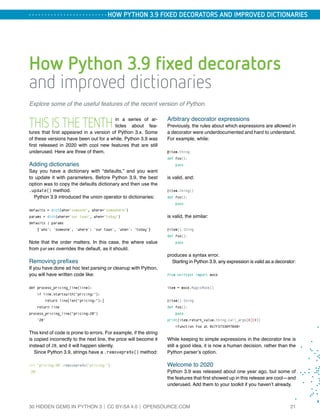 30 hidden gems_in_python_3 | PDF