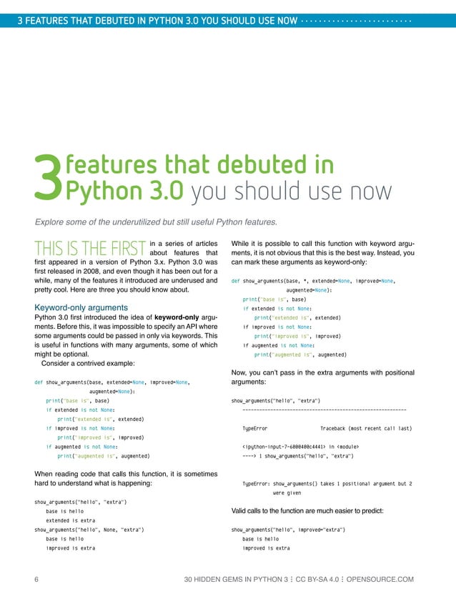 30 hidden gems_in_python_3 | PDF