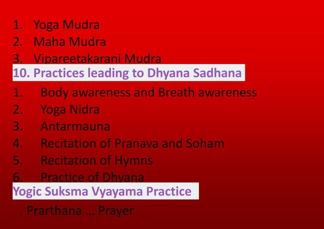 Yogic Sukshma Vyayama Teacher Training Course | PPT