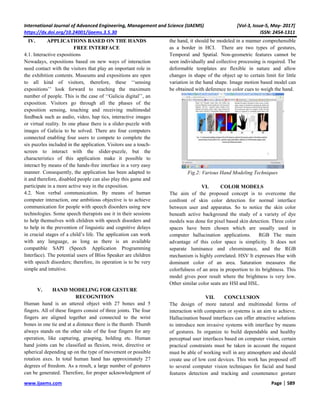 Human Computer Interaction Based HEMD Using Hand Gesture | PDF