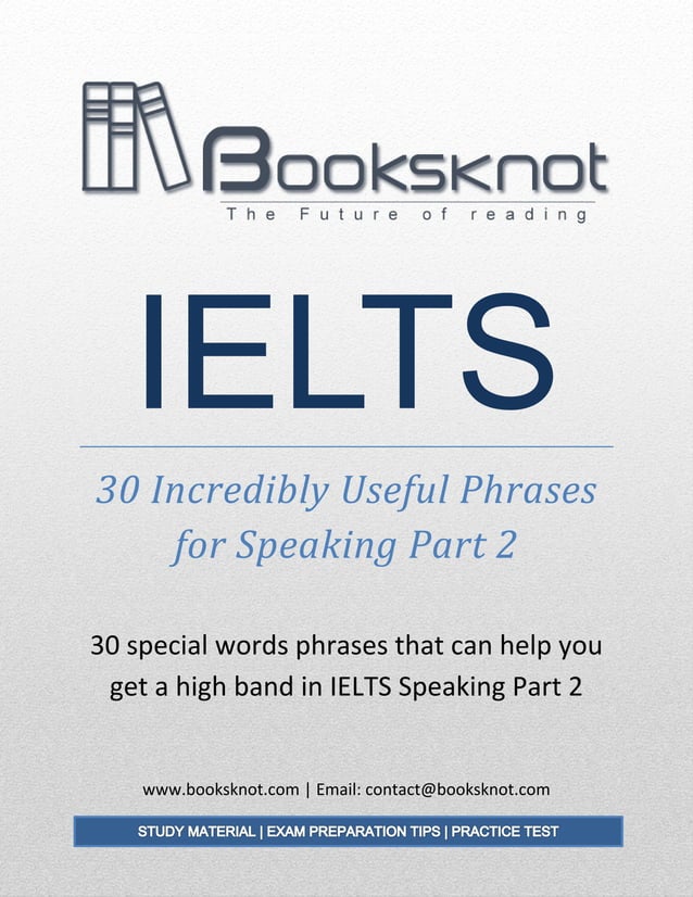 30 incredibly useful phrases for speaking part 2 | PDF