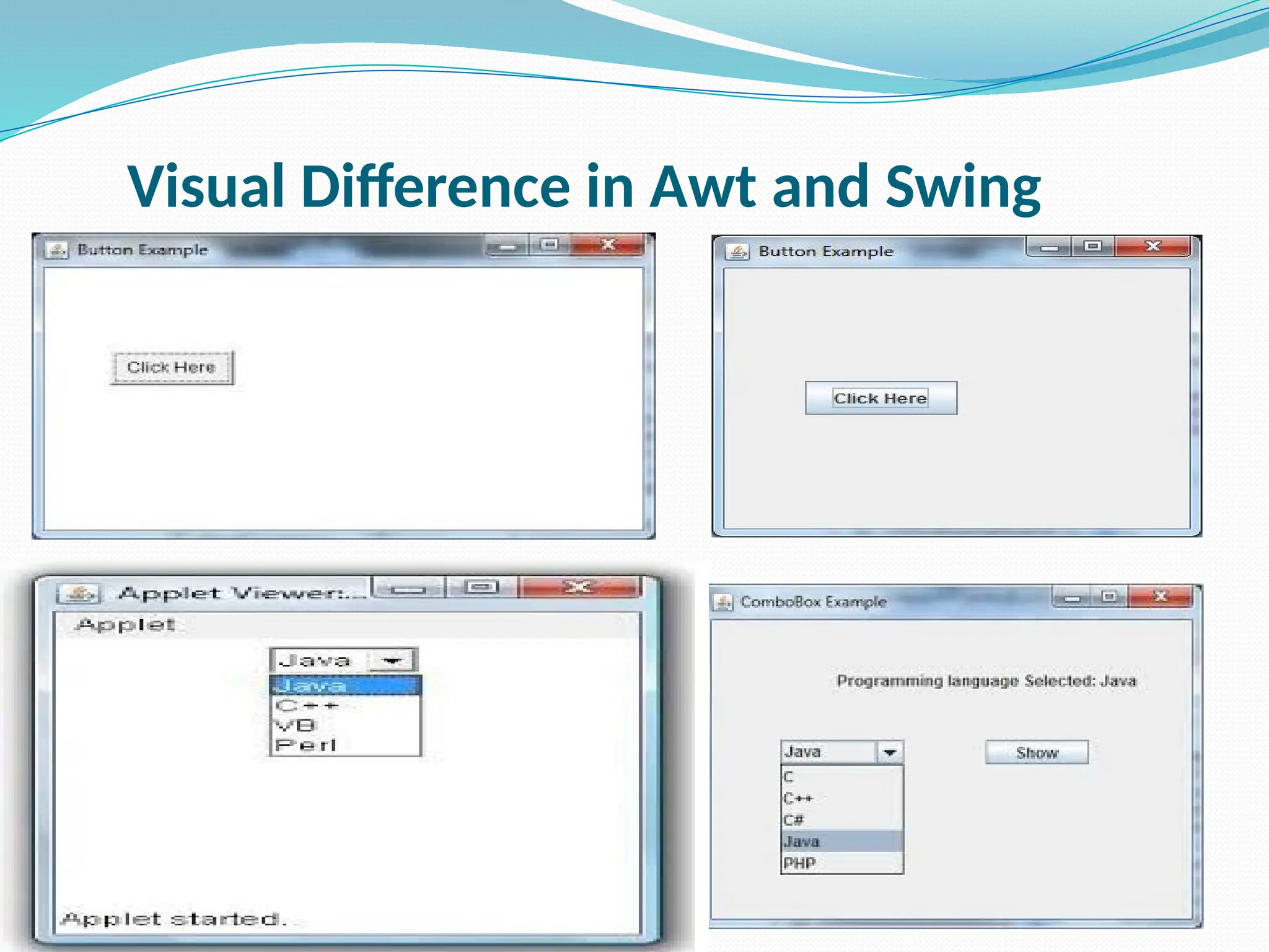 This presentation is about swing concept in python | PPT