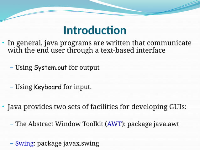 This presentation is about swing concept in python | PPT
