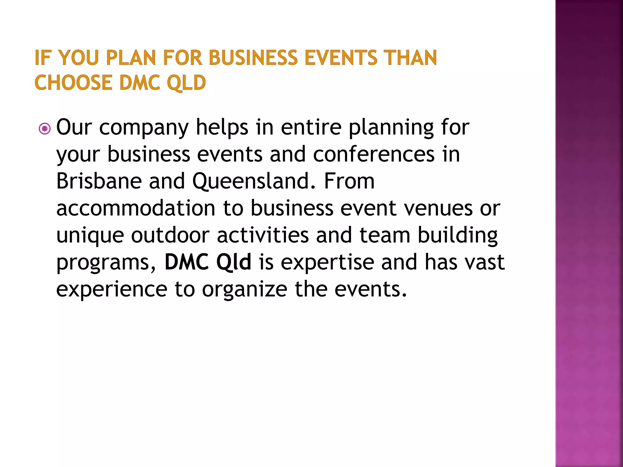 DMC Gold Coast | PPTX