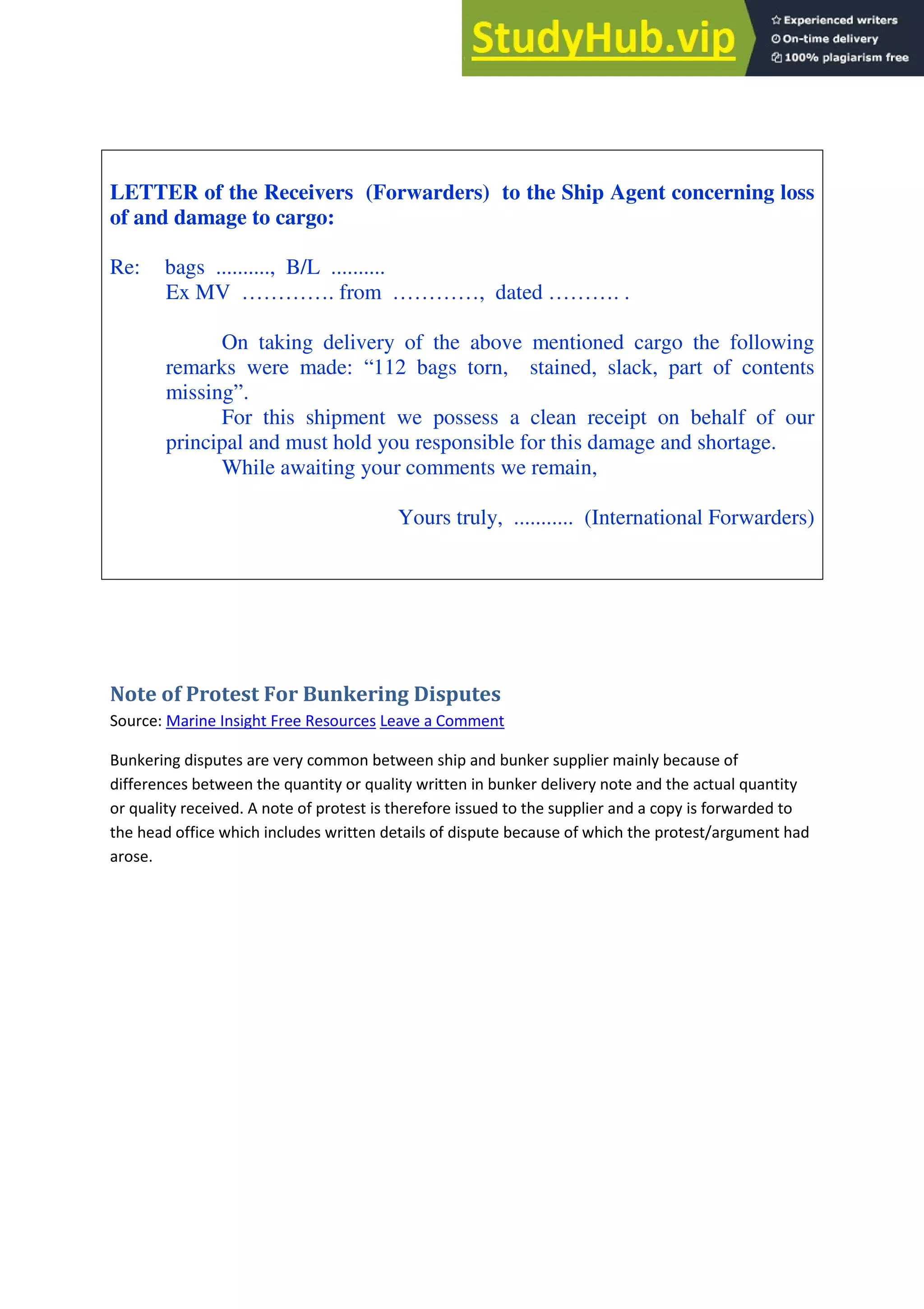 30 Letters Of Sea Protest | PDF