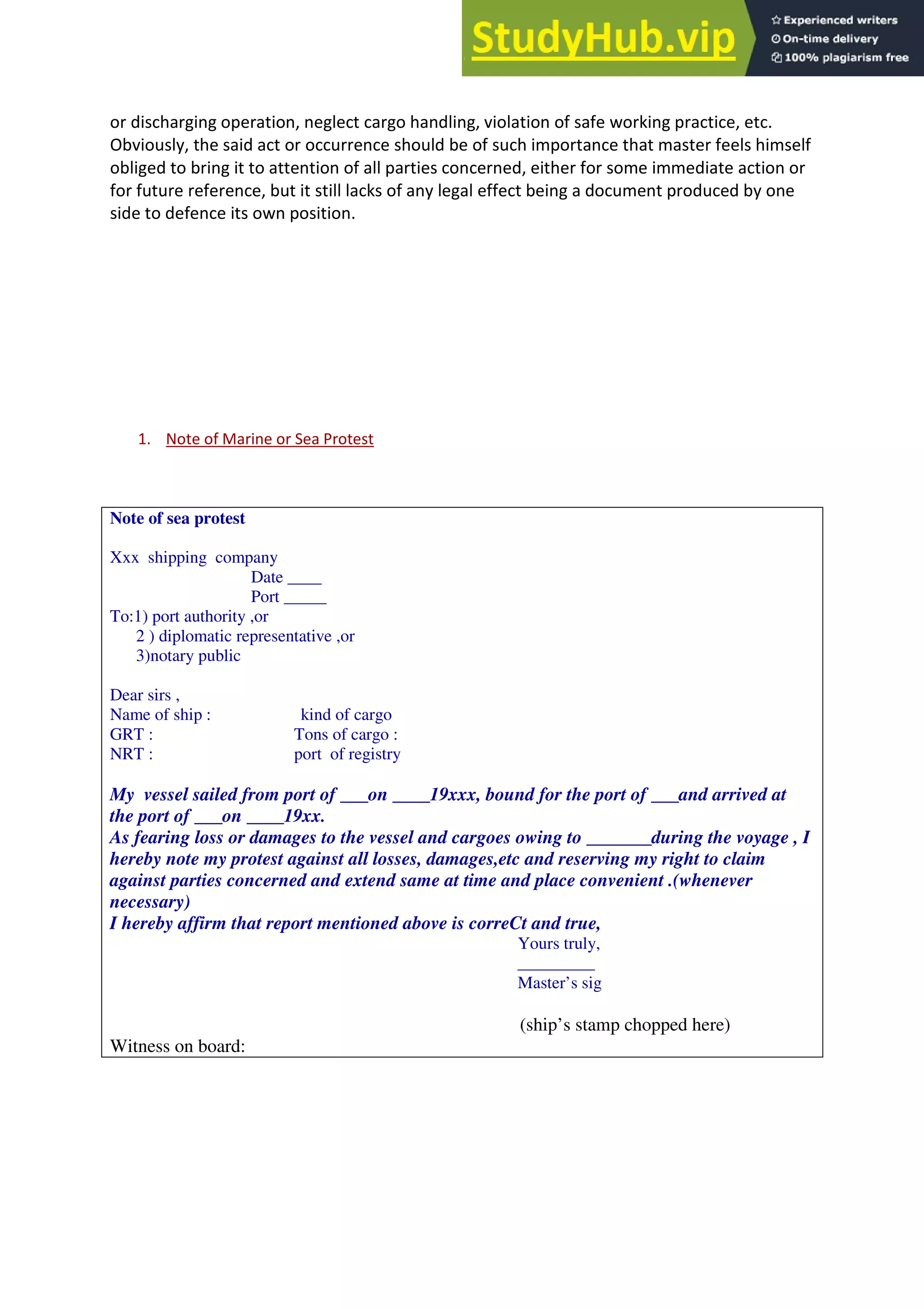 30 Letters Of Sea Protest | PDF