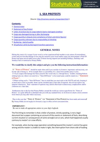 30 Letters Of Sea Protest | PDF