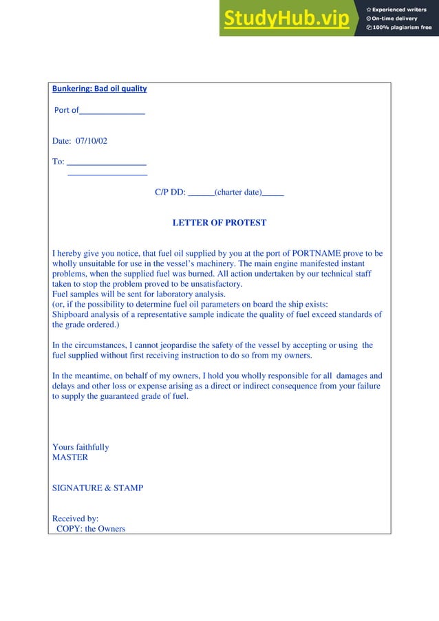 30 Letters Of Sea Protest | PDF