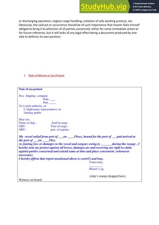 30 Letters Of Sea Protest | PDF