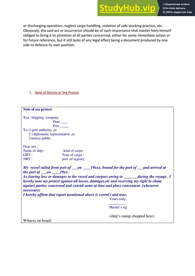 30 Letters Of Sea Protest | PDF