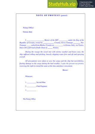 30 Letters Of Sea Protest | PDF