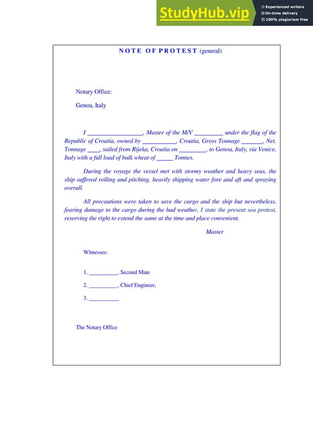 30 Letters Of Sea Protest | PDF