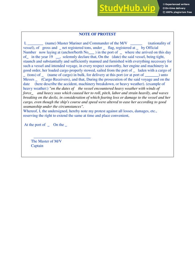 30 Letters Of Sea Protest | PDF