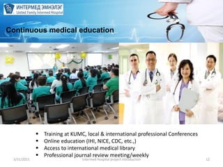 30.03.2015 Brief Introduction of Intermed Hospital, Bolormaa Tumendemberel | PPT