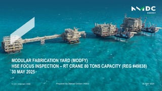 30 May 2025 - MODFY HSE FOCUS INSPECTION REPORT (RT CRANE-49838).pptx