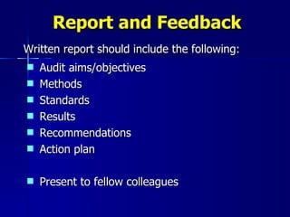 Clinical Audit Overview | PPT