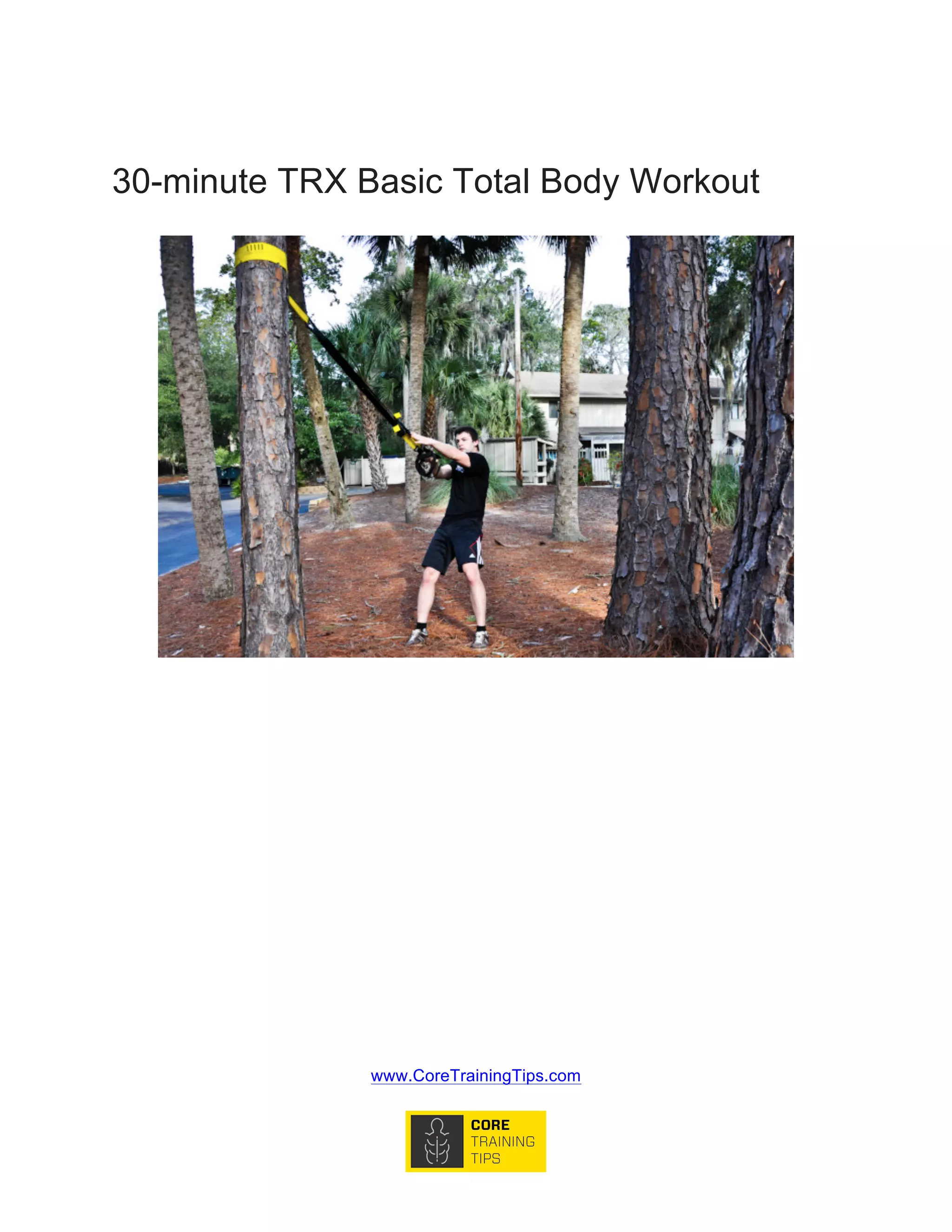 TRX Workout - How To Strengthen The Whole Body in 30 Minutes | PDF