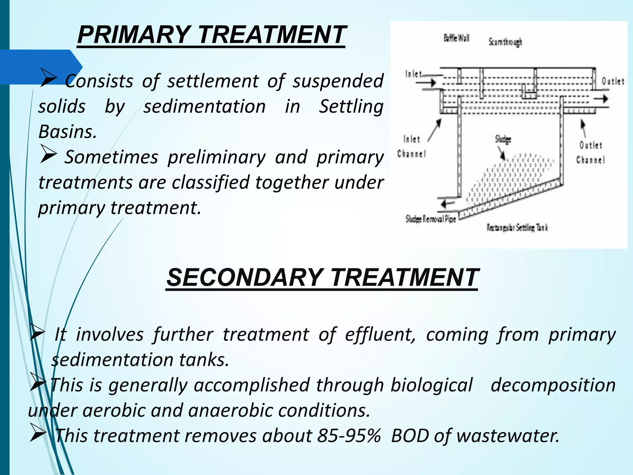 DESIGN OF A SEWAGE TREATMENT PLANT | PPTX