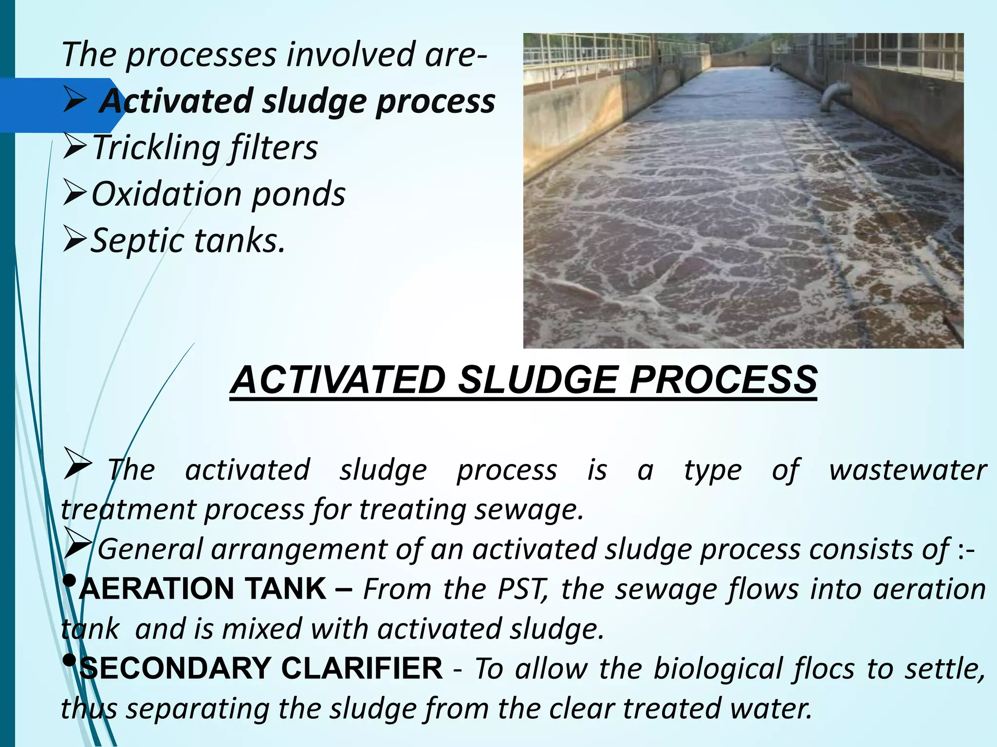 DESIGN OF A SEWAGE TREATMENT PLANT | PPTX