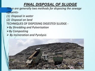 DESIGN OF A SEWAGE TREATMENT PLANT | PPTX