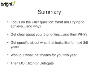 30 Minute Masterclass | The Killer Question | PPT