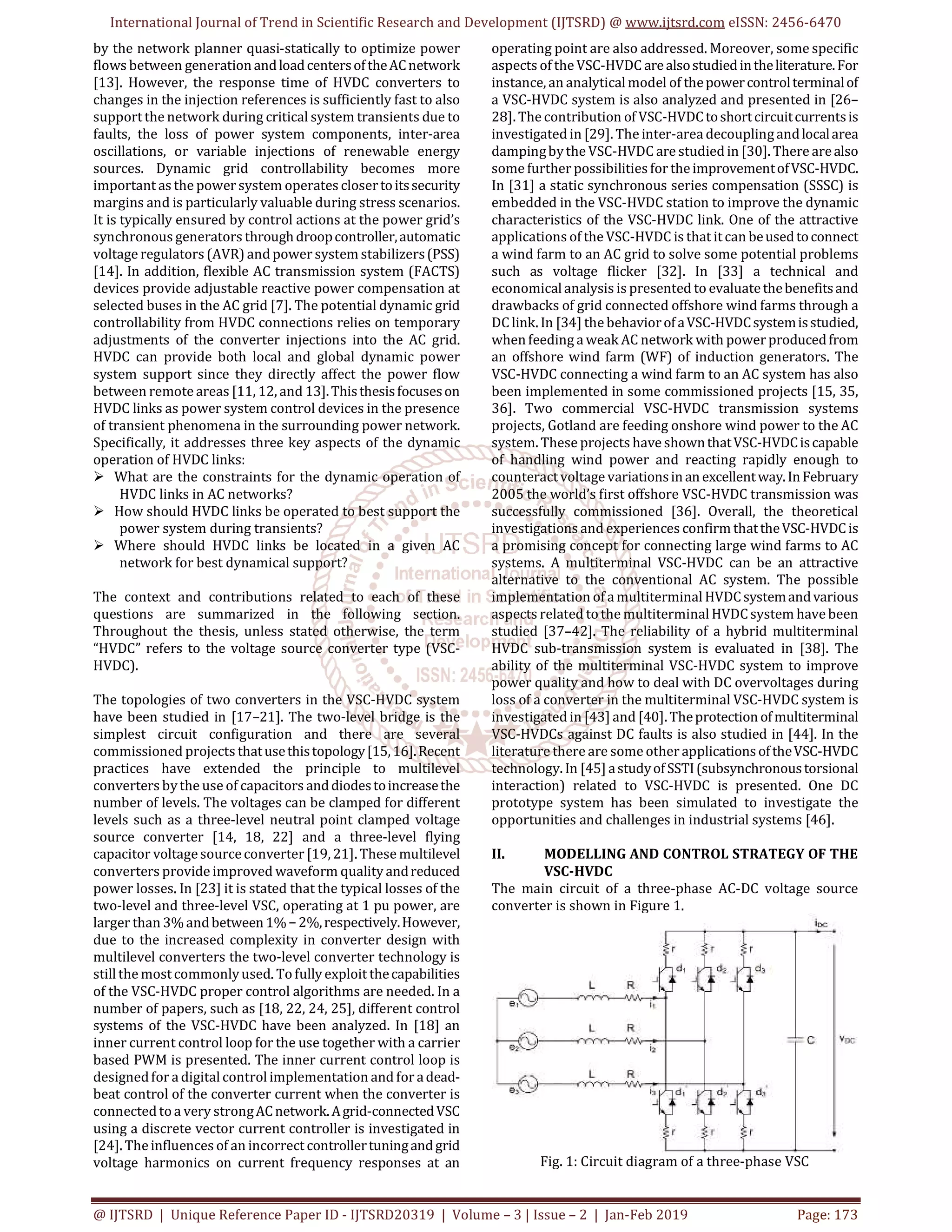 Modelling and Operation of HVDC Based Power Transmission System | PDF