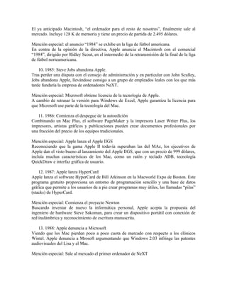 30 Momentos Clave De La Historia De Apple | PDF