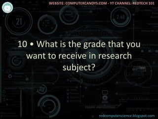 30 most common questions asked in research defences - computer ...