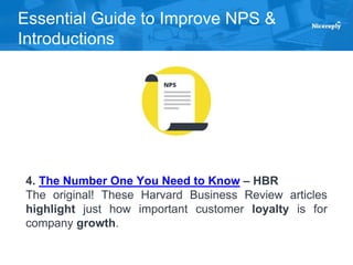 30 Must Read Resources to Improve your NPS | PPT