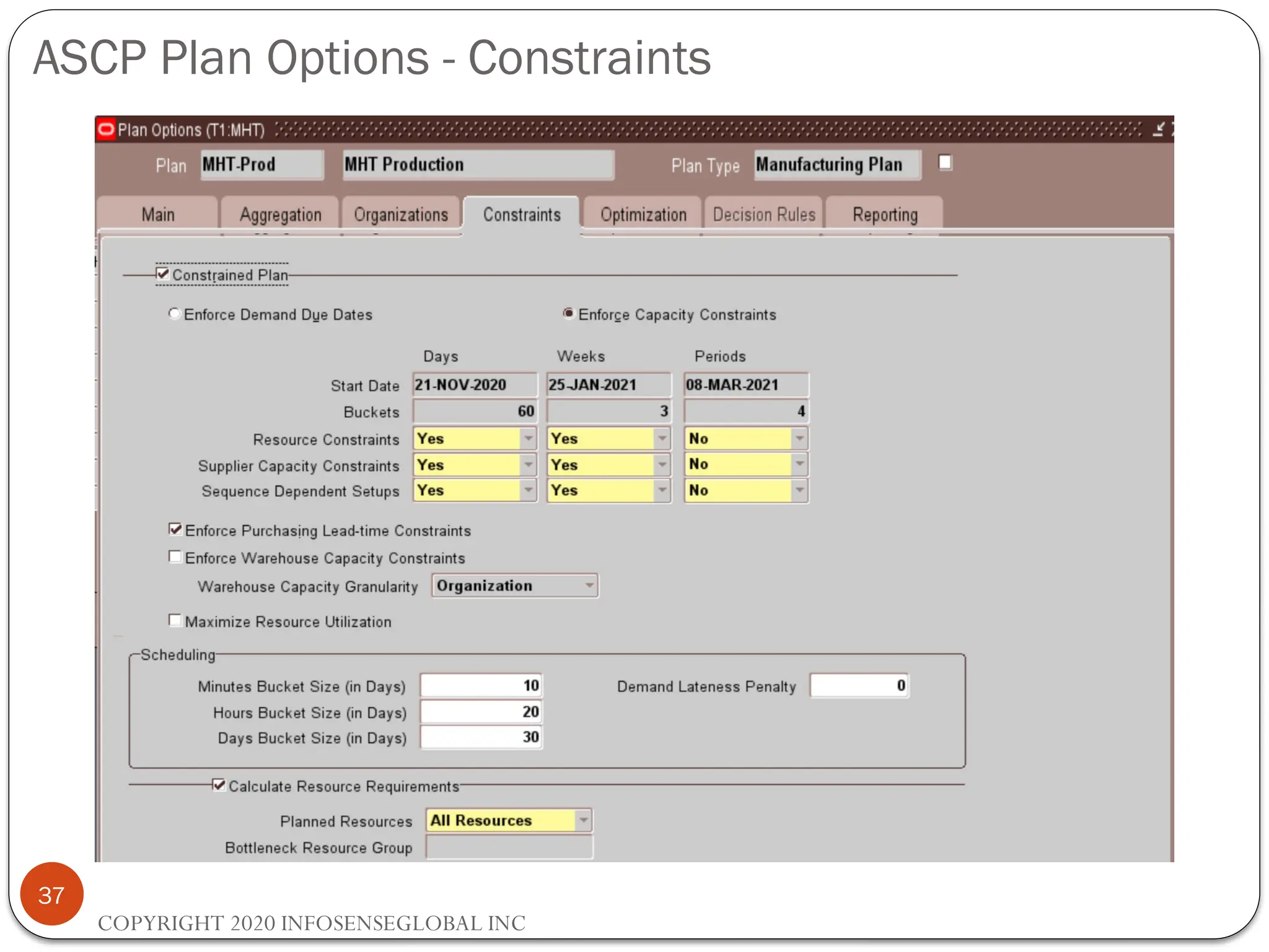 Oracle Advance Supply Chain Planning Set up | PPT