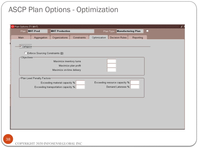 Oracle Advance Supply Chain Planning Set up | PPT
