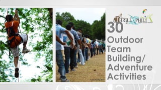 30 Outdoor Team Building Activities | PPTX | Sports